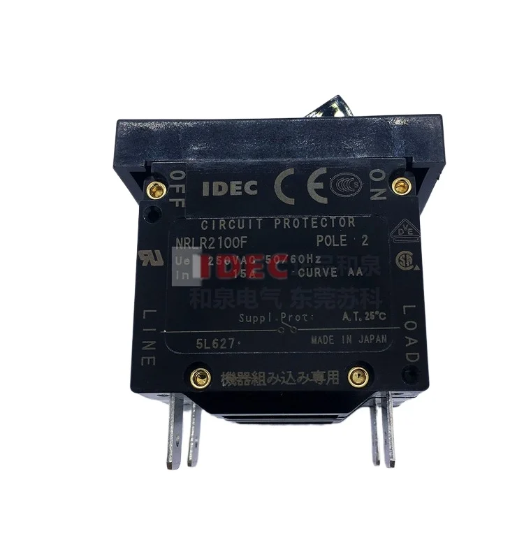 Original Japanese IDEC Izumi Circuit Breaker Dual Circuit Protector NRLR2100F-15AAA-B 15ABA ...