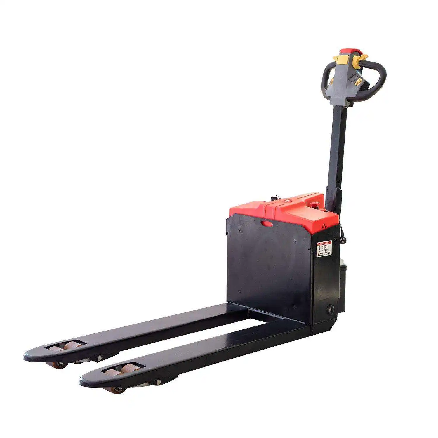 2 Ton Electric Pallet Stacking Truck Warehouse Cargo Electric Hydraulic ...