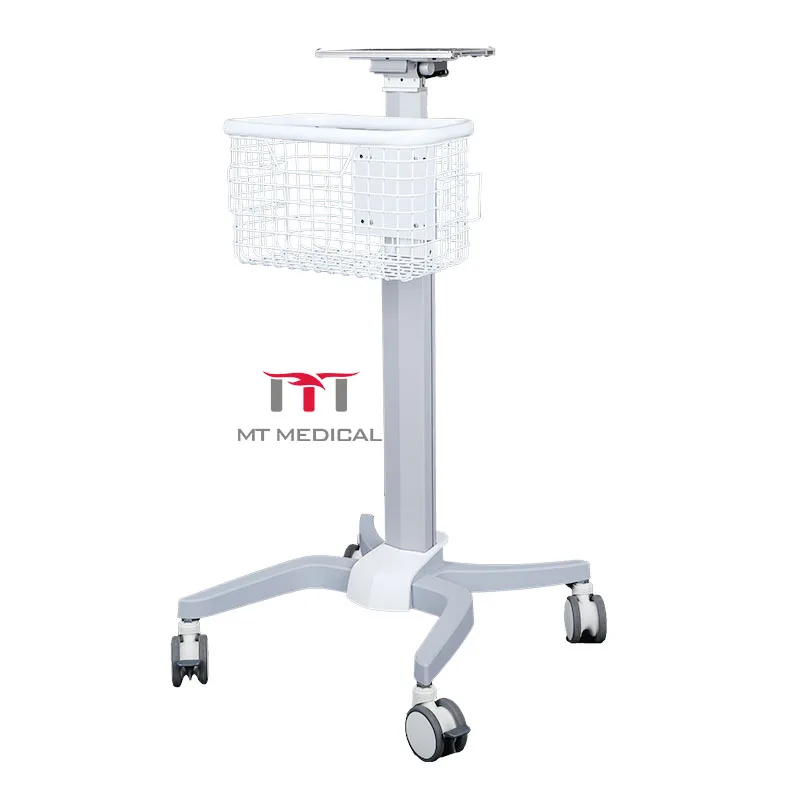 MT MEDICAL Monitor Stand Stainless Steel Mobile Patient Monitor Trolley ...