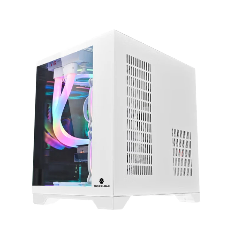 Mini Gaming Atx Pc Case Glass Side Panel Aluminum Pc Case Support Atx ...