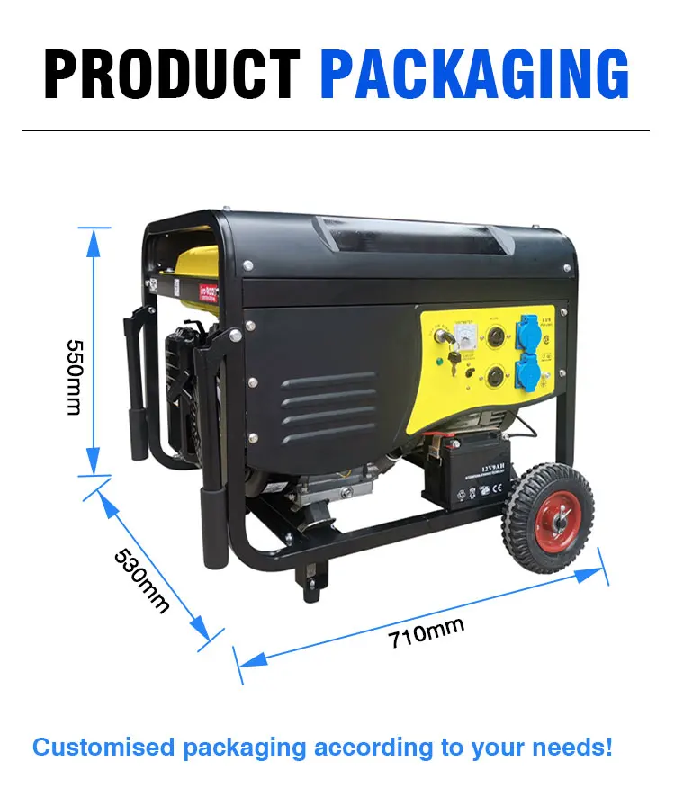 Northfield Professional 5000w 5kw Single Phase Portable Electric ...