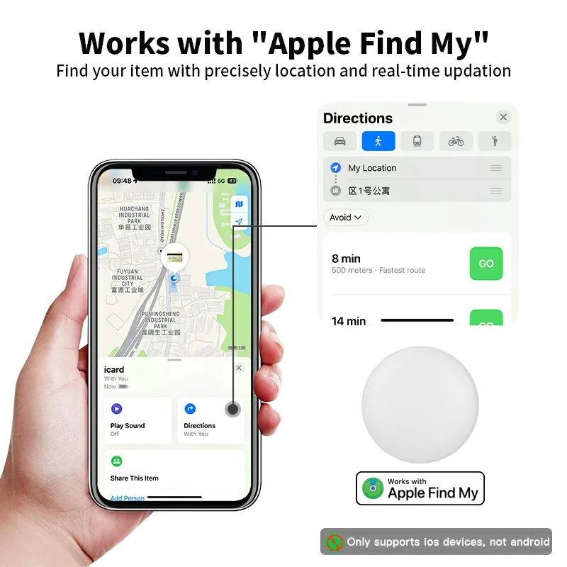 Alibaba.com: RSH Air Tag MFi Key Finder Locator Mini Global Tracking ...