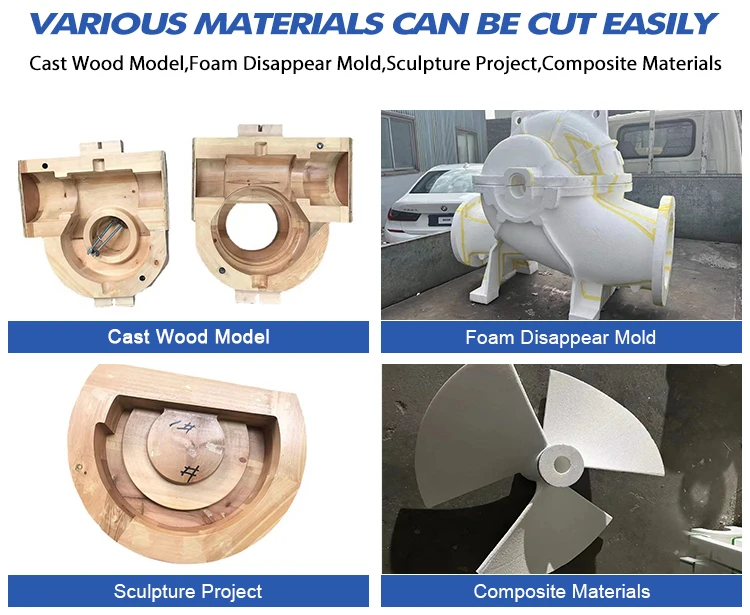 High Quality 3050 Foam Mold Making Cnc Milling Machine For Car Boat ...