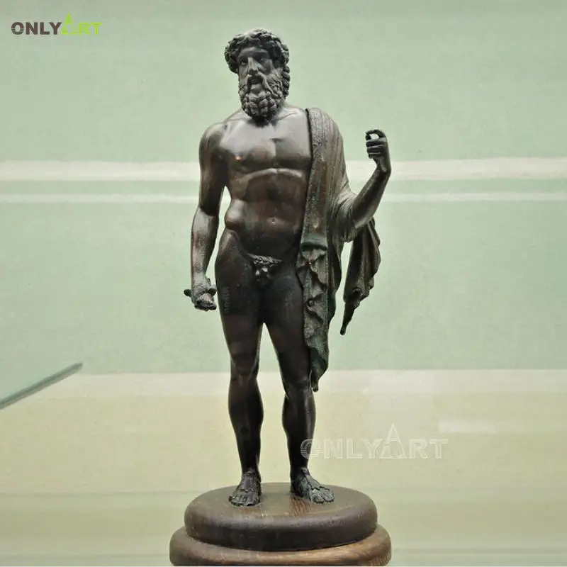 Bronze Zeus Statue for Outdoor Decor - Cast in Greece