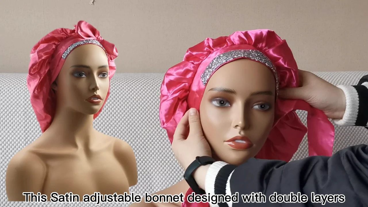 New Print Logo Elastic Ear Muff Lace Melt Band Wig Storage Bag Tassel ...