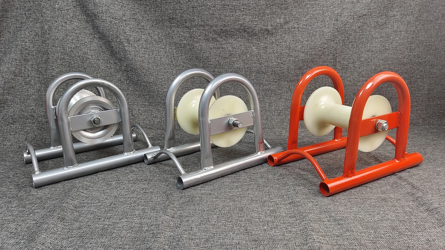 Triple Wheel Corner Line Transmission Cable Pulley Roller with Nylon ...
