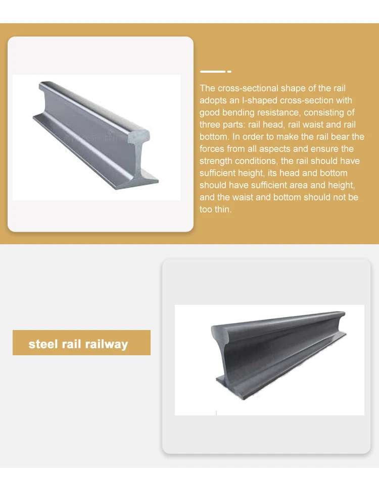 Steel Rail Railway Type R43 Used In Plant For Crane Tracks China ...
