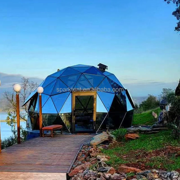 Factory 6m 7m 8m Geodesic Glass Dome Tent Kit for All-Season Living ...