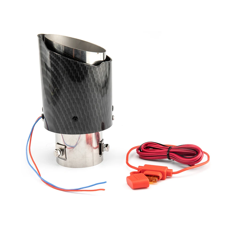 Universal Oem Red Blue Fire Flame Universal Car Exhaust Tip With Led ...