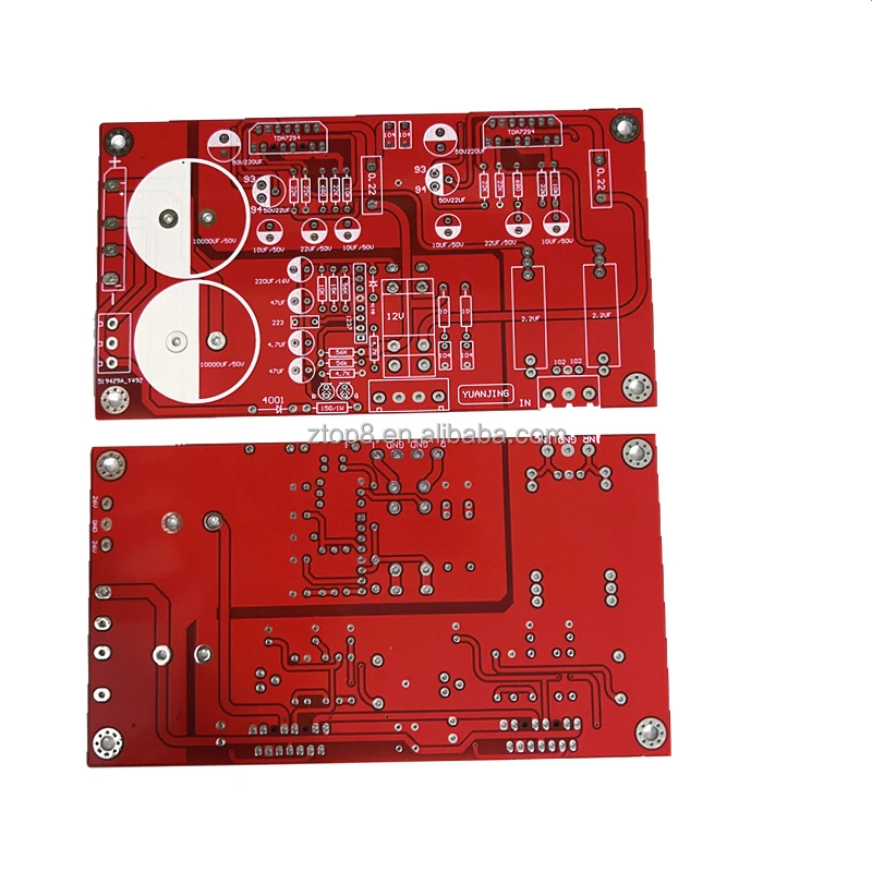 Tda7294 Tda7293 Pcb 7293 Power Amplifier Board 7294 Red Color White ...