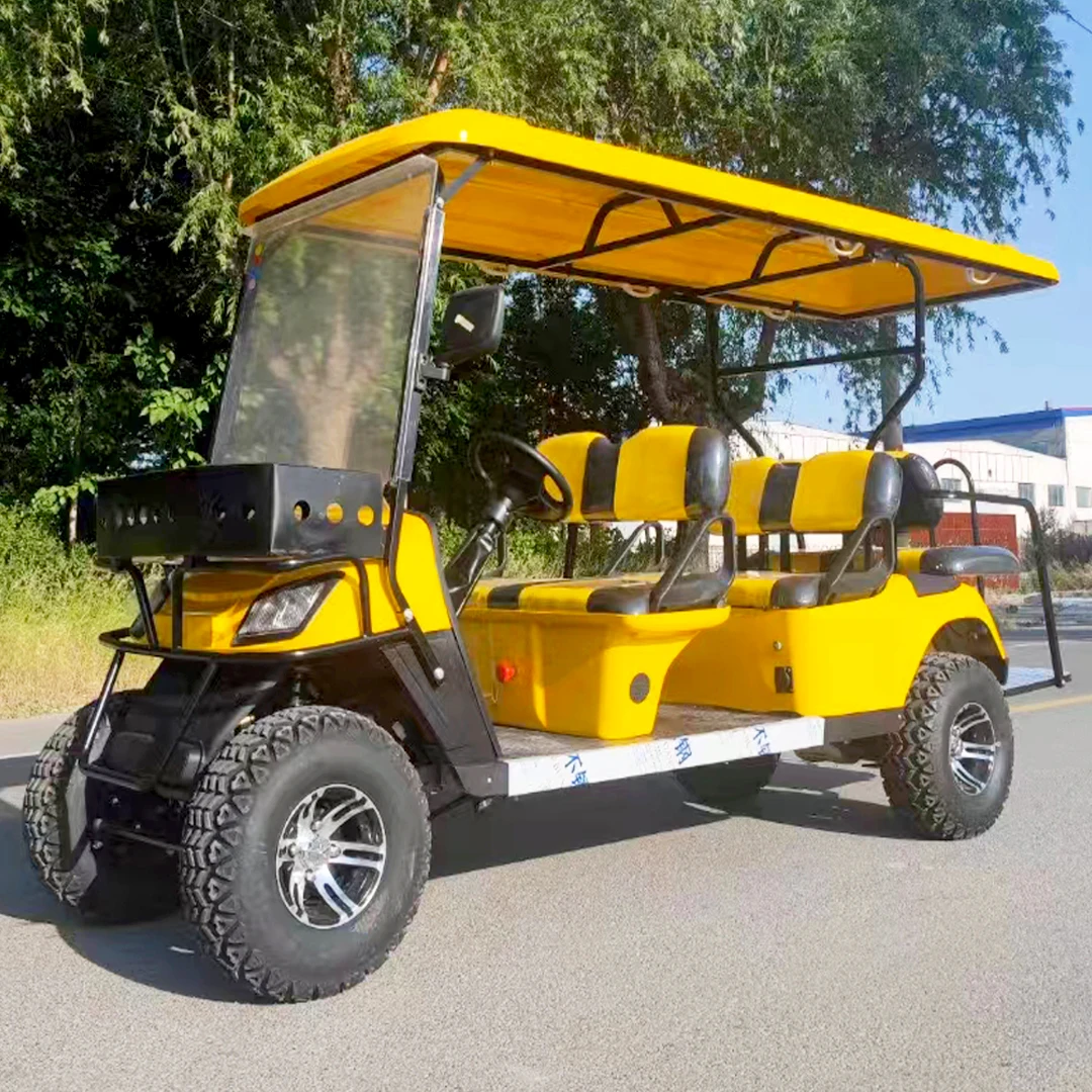Custom Electric Street Legal Golf Cart 4 Seater Off-road Electric ...
