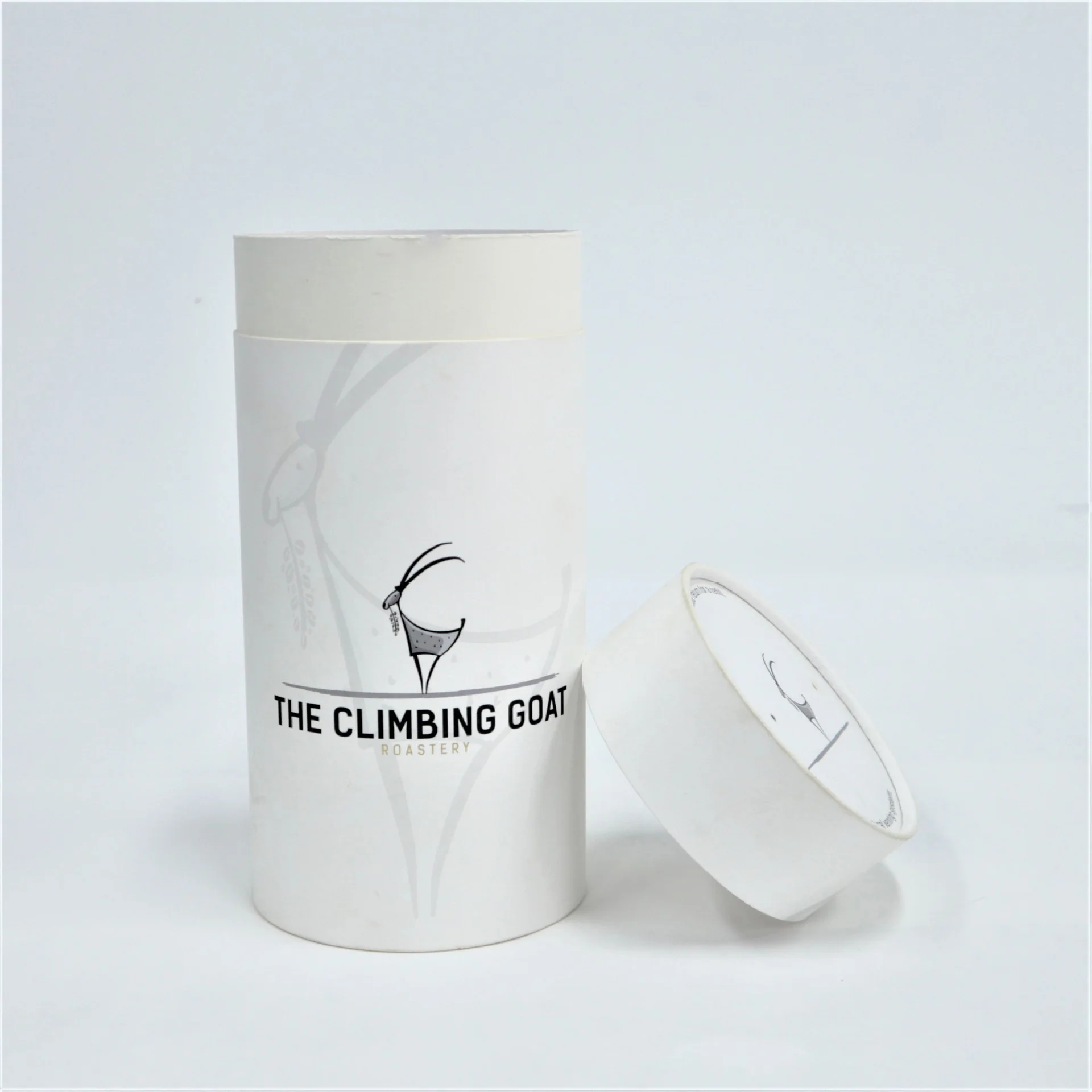 Simple White Cardboard Kraft Round Carton Box Cylinder Packaging ...