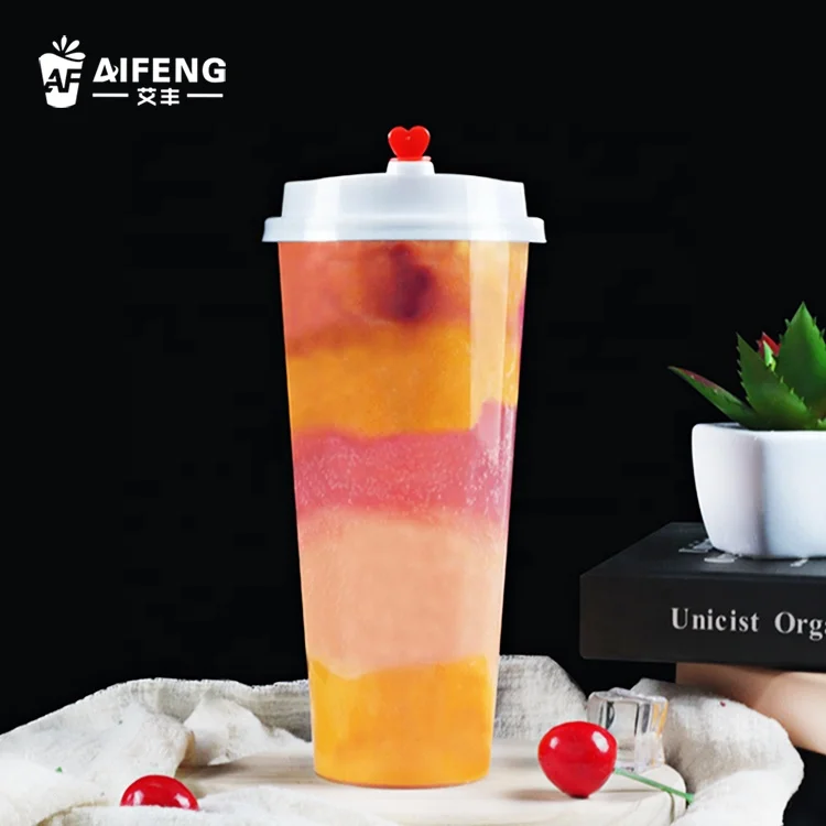 1l Plastic Pp Round Ice Cream Cup Container 70% And 30% Cellulose With ...