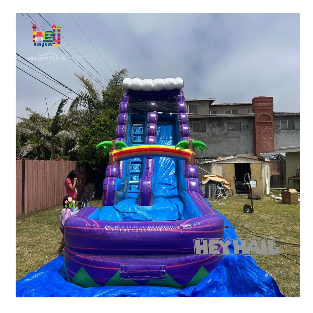 18ft 20ft Inflatable Water Slides - Fun & Safety Combined