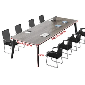 Modern Simple Office Desk Conference Room Reception Table And Chair ...