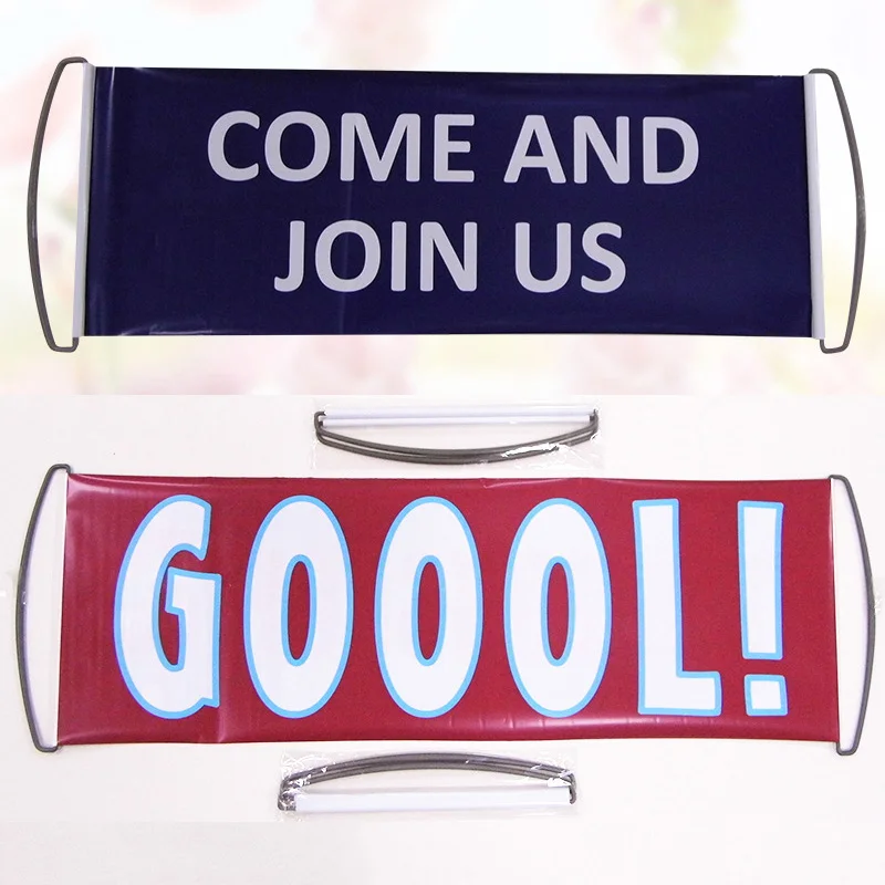 Promotional Flags Banner With Logo Custom Print Reusable High Quality ...