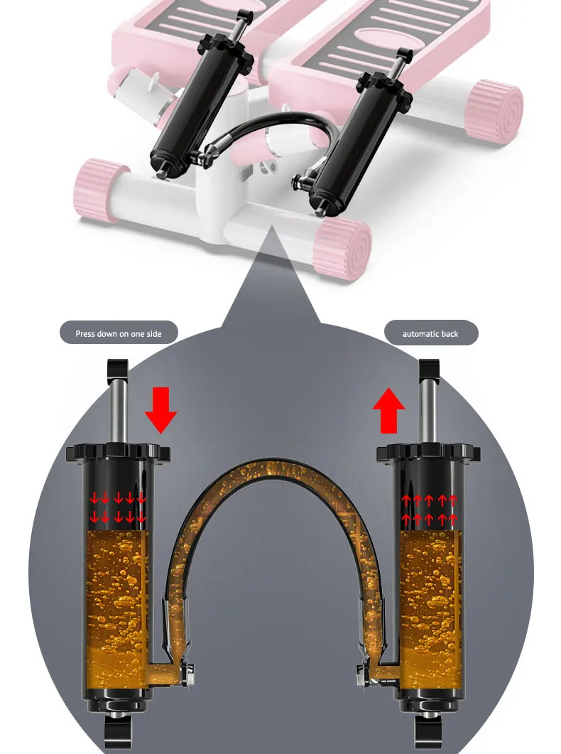 Legs Foot Cycle Mini Under Desk Elliptical Stepper Machine Cross ...