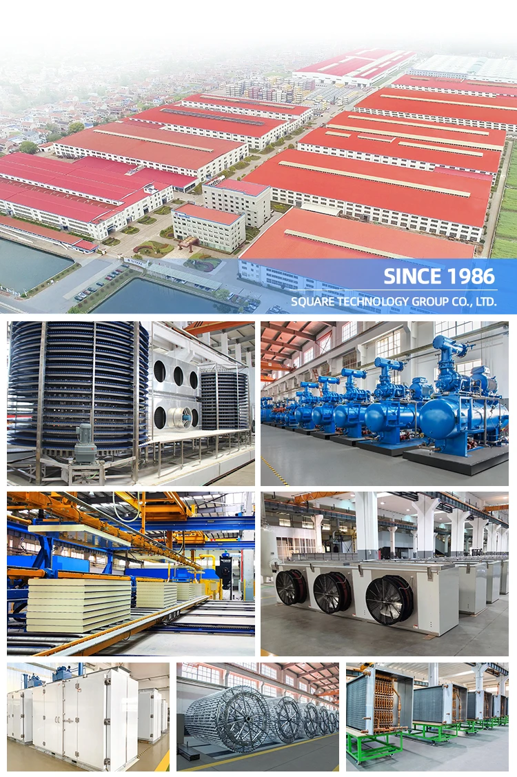 SQUARE IQF Tunnel Freezer - Efficient Blast Freezing