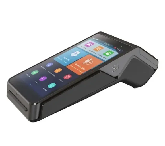 Mobile POS Terminal with IC NFC MSR Card Reader 5.5 inch HD Display ...