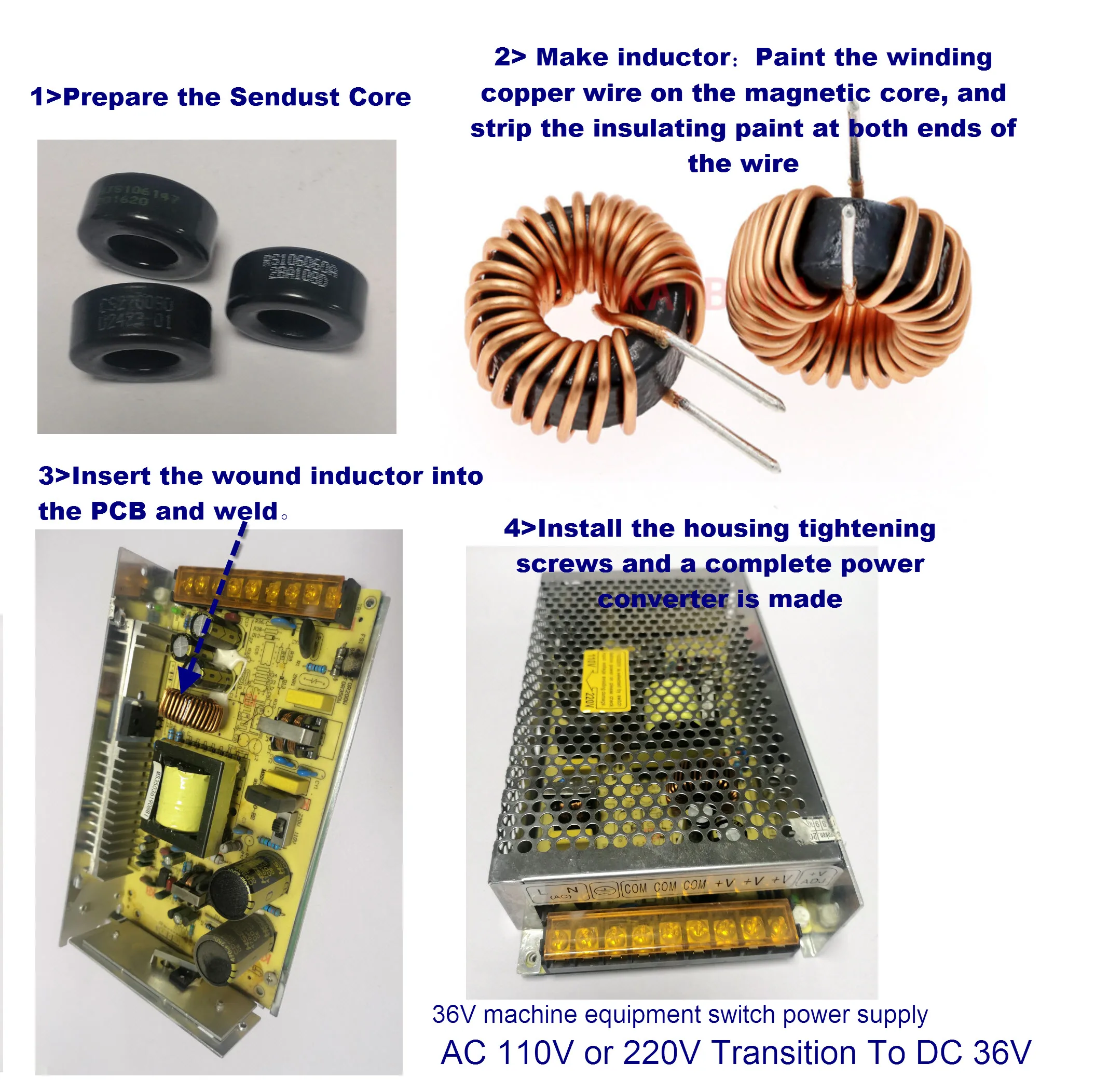 RS106125 CS270125 Sendust Core for Soft Magnetic Applications
