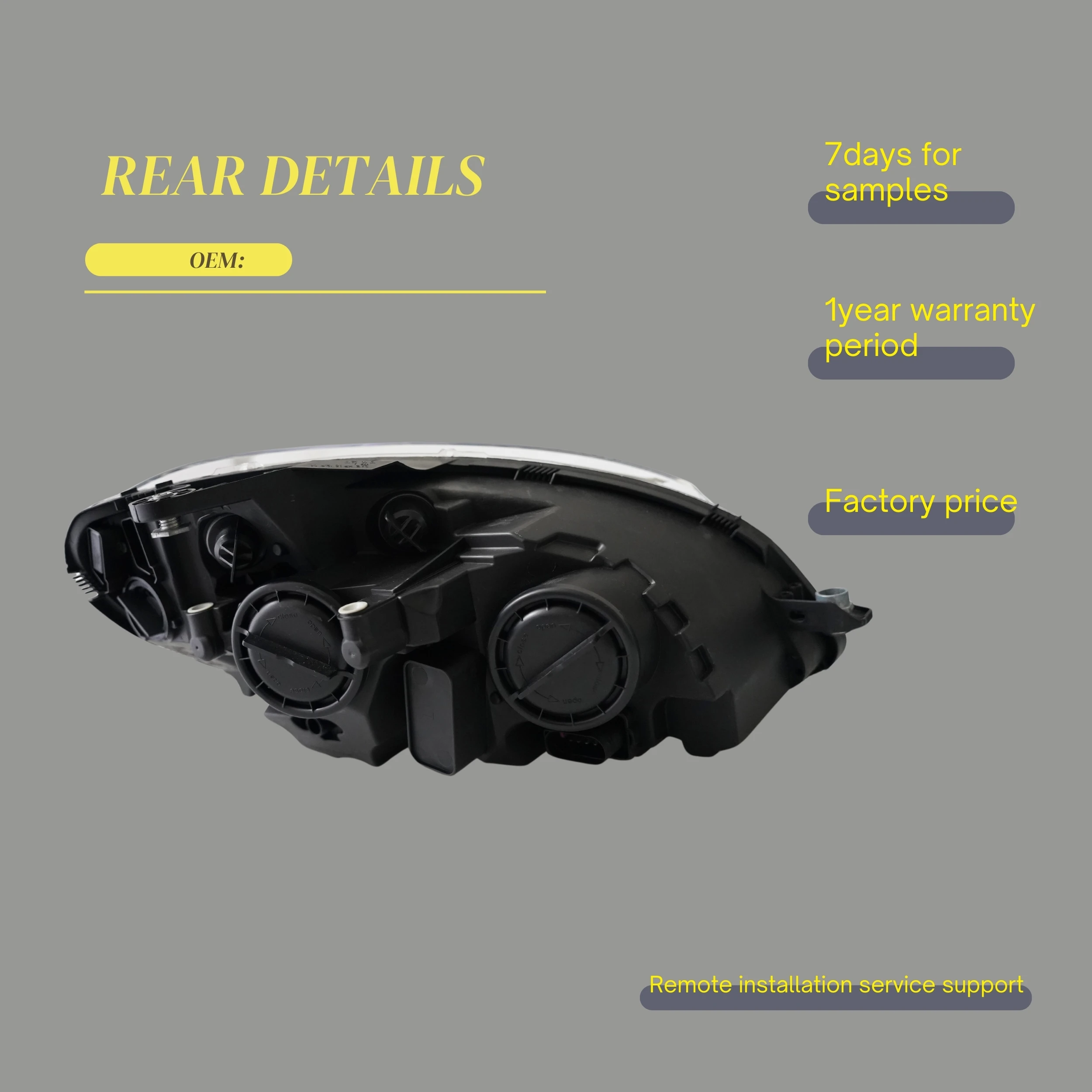 Customization Led Headlights Car Car Led Headlight Accessories For ...