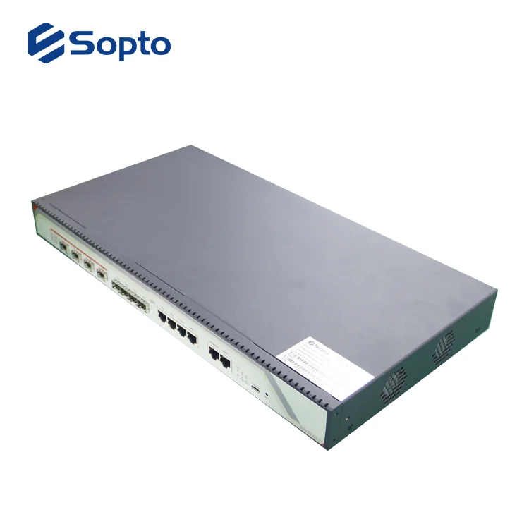 Sopto EPON XPON OLT 4 Port FTTH 10GE Uplink Compatible All Brands ONU 4 ...