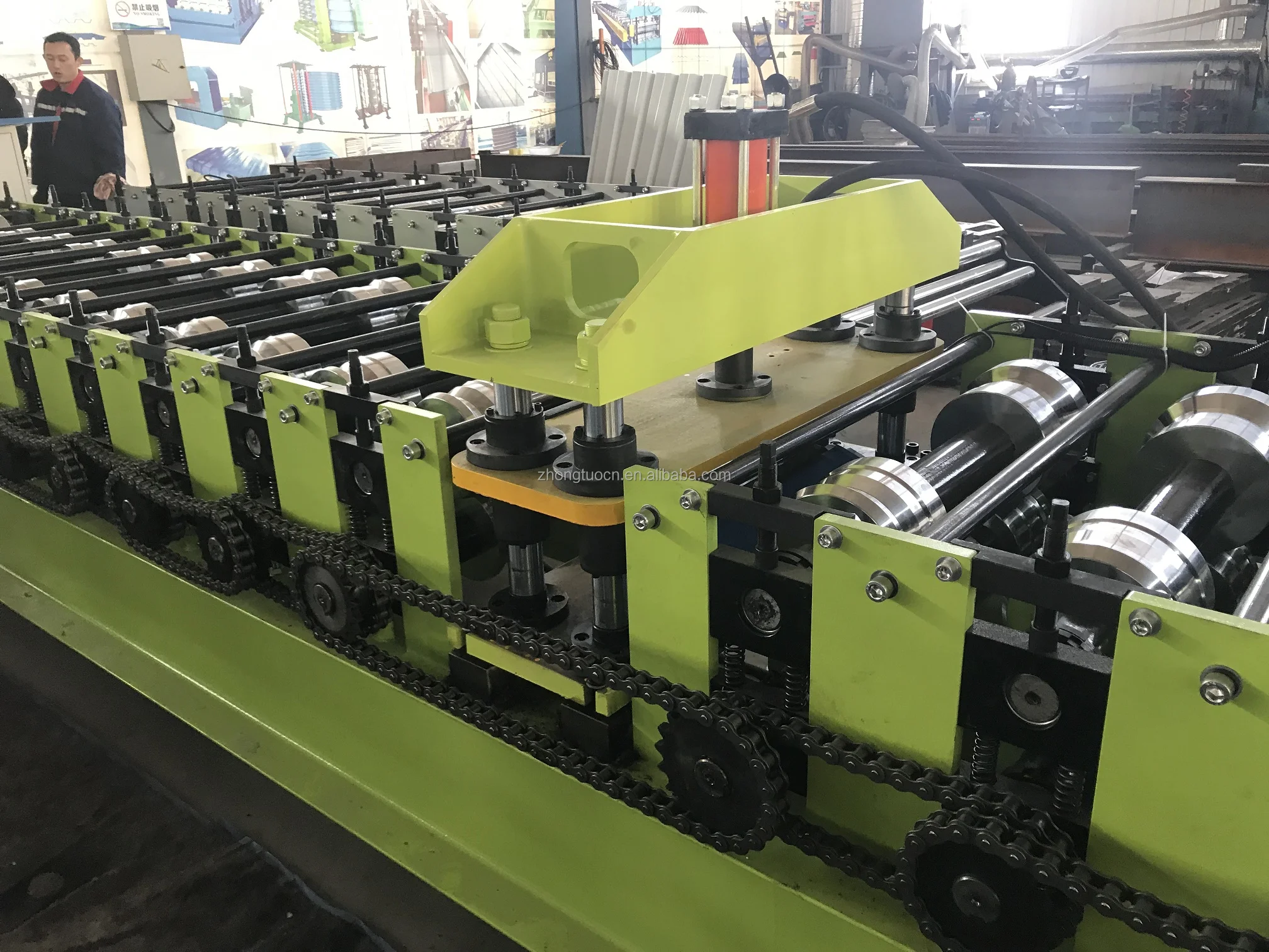 Metal Self Snap Lock Standing Seam Roof Sheet Forming Machine