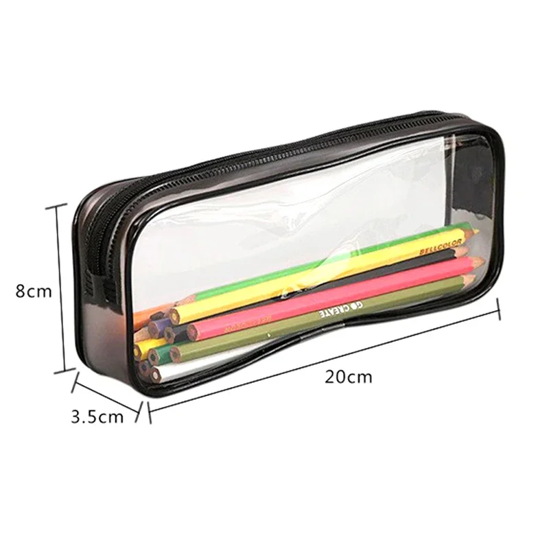 Transparent Pvc School Product Clear Pencil Case Students Clear ...