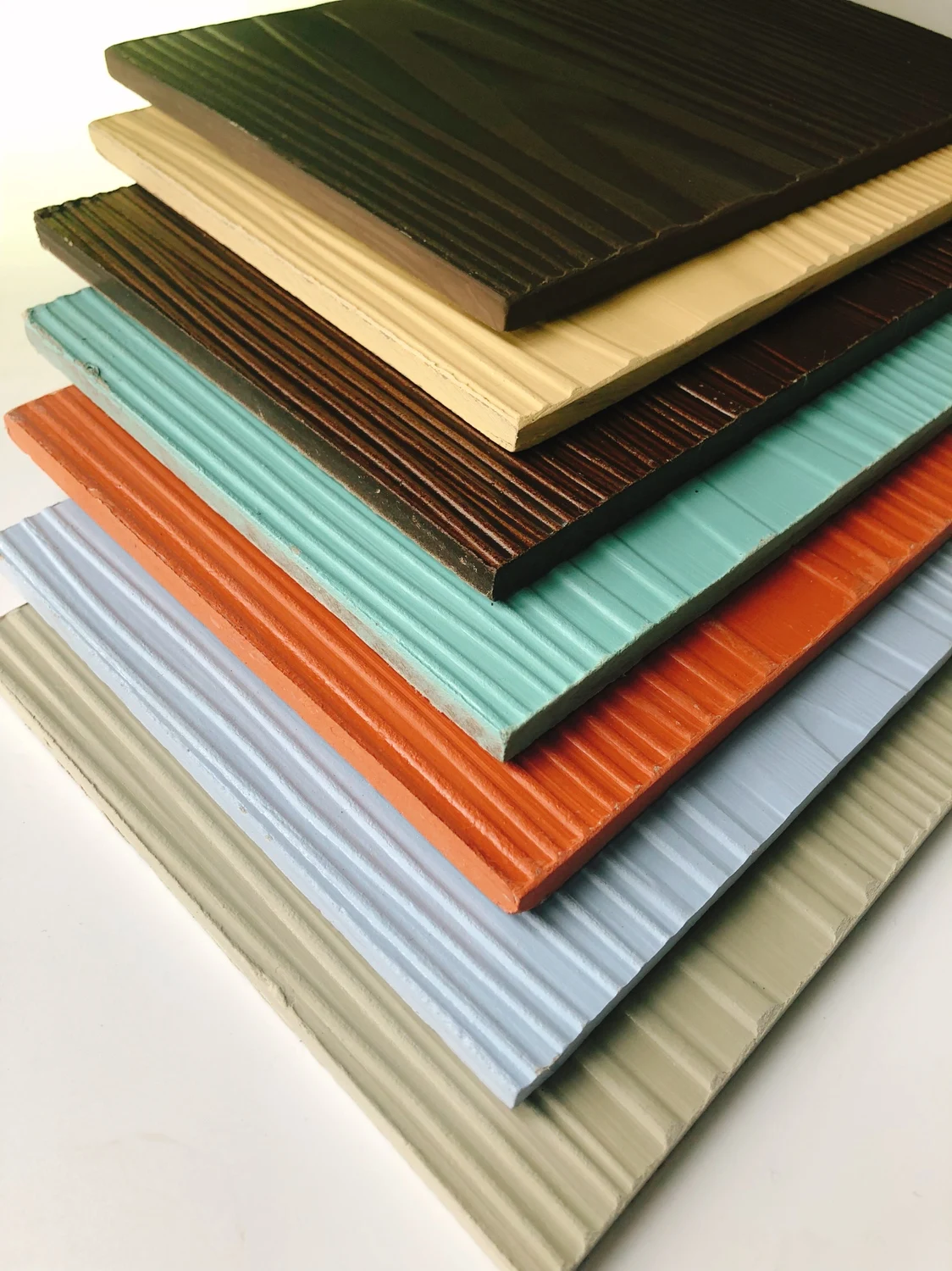 100% Non-Asbestos Cellulose Wood Grain Surface Fibre Cement Board Wall ...
