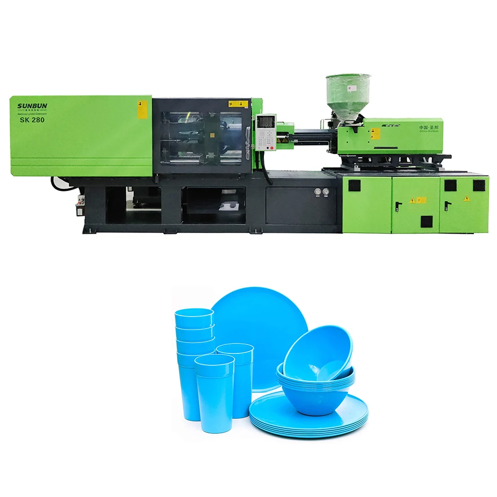 280 Ton Horizontal Preform Injection Molding Machine for PET, PP, ABS ...