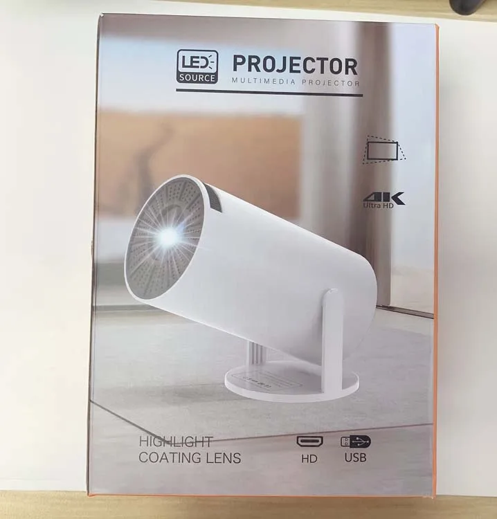 HY300 Mini Smart Projector - Portable HD Projector for Home Theater ...