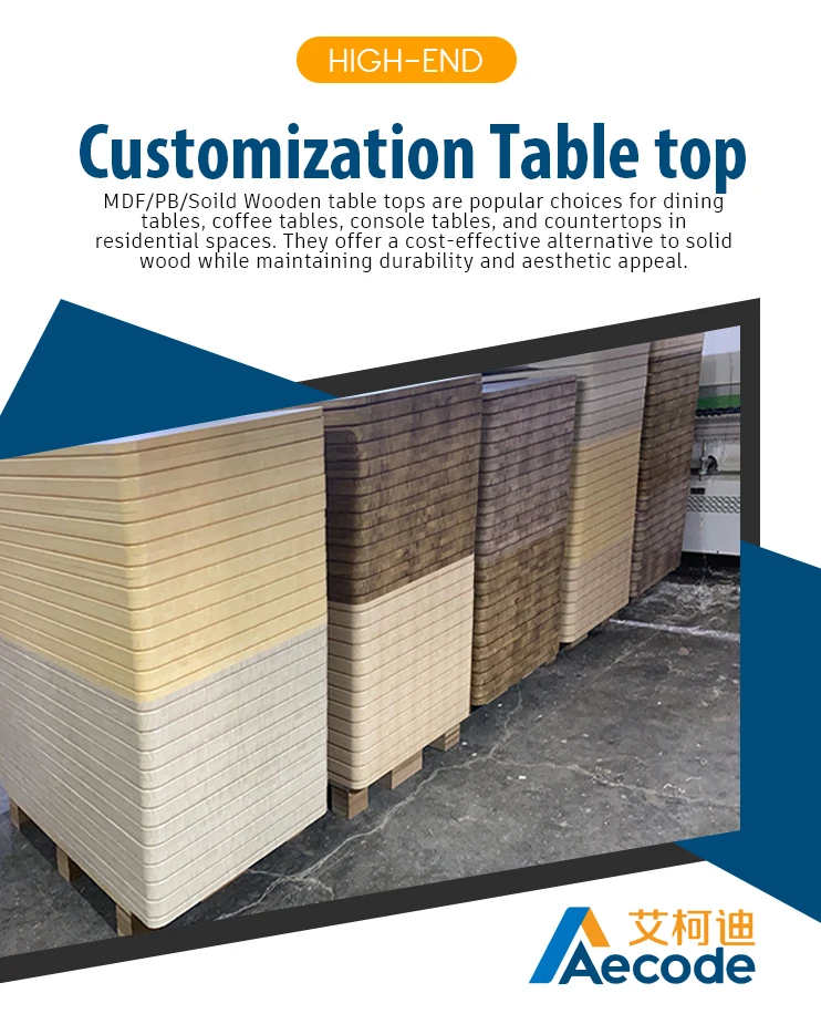 Executive Desk Laminate Mdf Pvc Blister Wooden Table Top Mdf Melamine ...