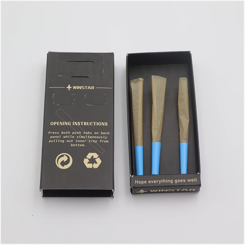 Factory Preroll Packaging Box With Display Window Pre-roll Boxes Custom ...