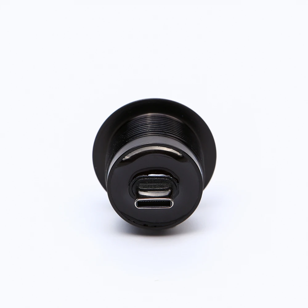 22mm Panel Mount Round Hole USB-C TYPE Socket/connector