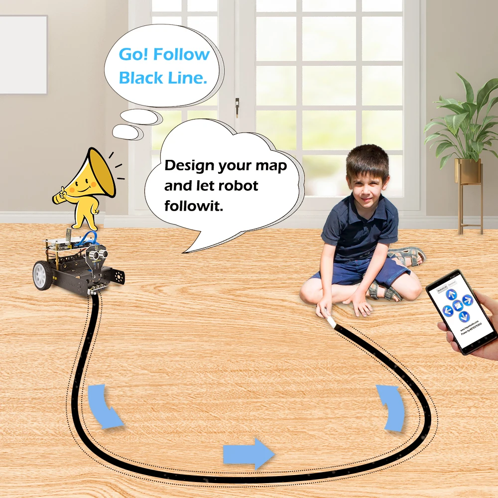 Robot Vehicle Kit - Smart Programmable Robot Kits for Teens