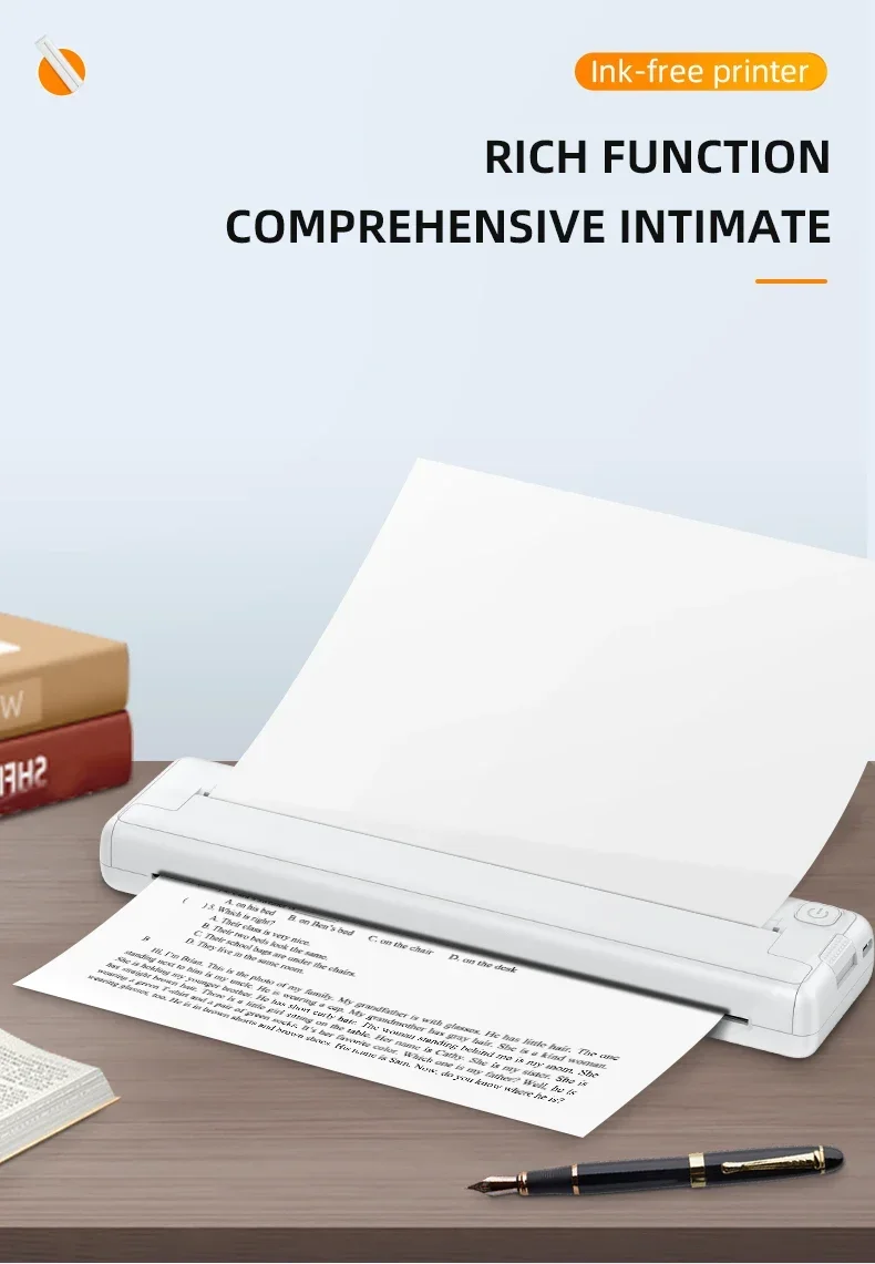 High Quality A4 Bluetooth Printer Continuous Thermal Printer PDF ...