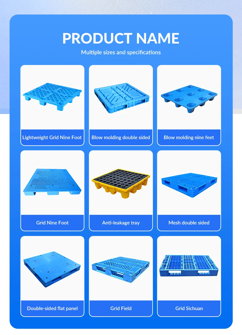 Eco-friendly Custom Thick Euro Standard Plastic Pallet