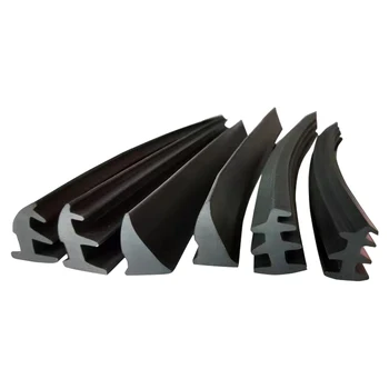 Glazing Rubber Weatherstrip Aluminium Door And Window Glass Edge Seal ...