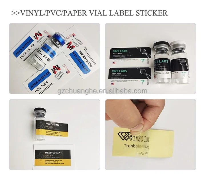 10ml Vial Standard Size Label Sticker Holographic Vial Labels - Buy ...