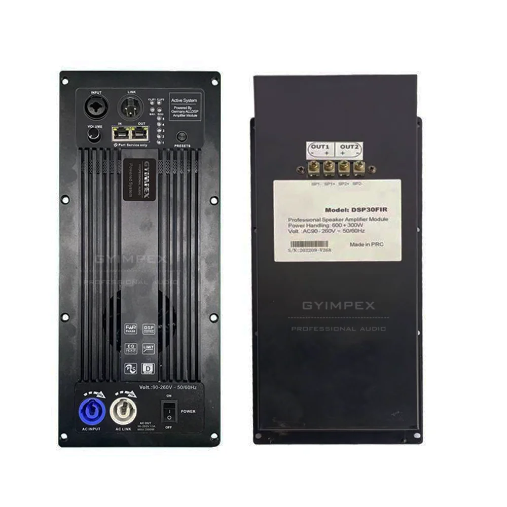 Alldsp Series Dual Channel Amplifier Module Karaoke Dj Bass Mixer Power ...