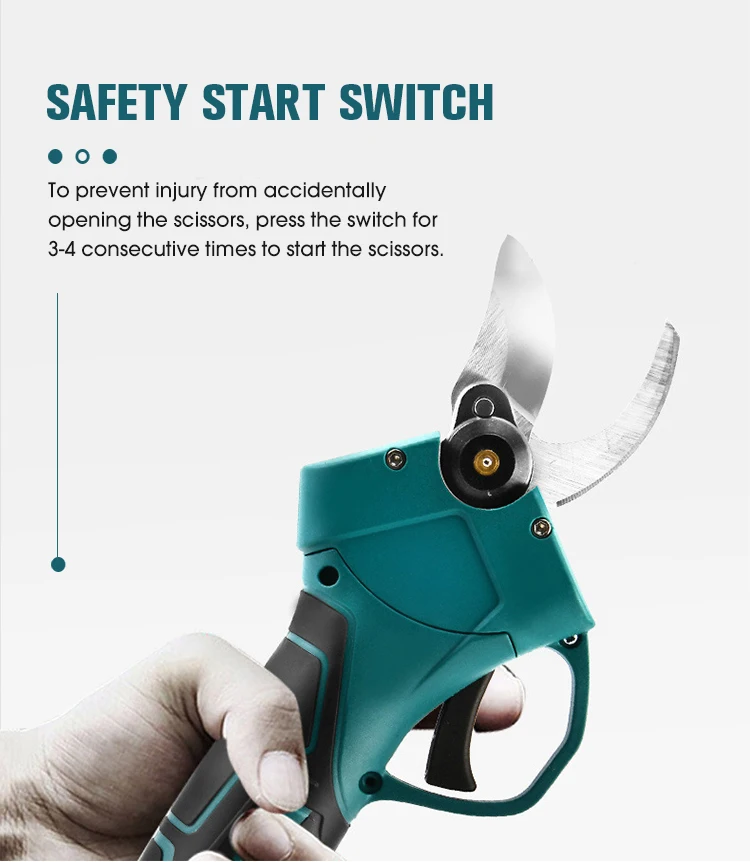 Garden Fruit Tree Grape Scissor Electric Scissors 16.8v/21v Lithium ...