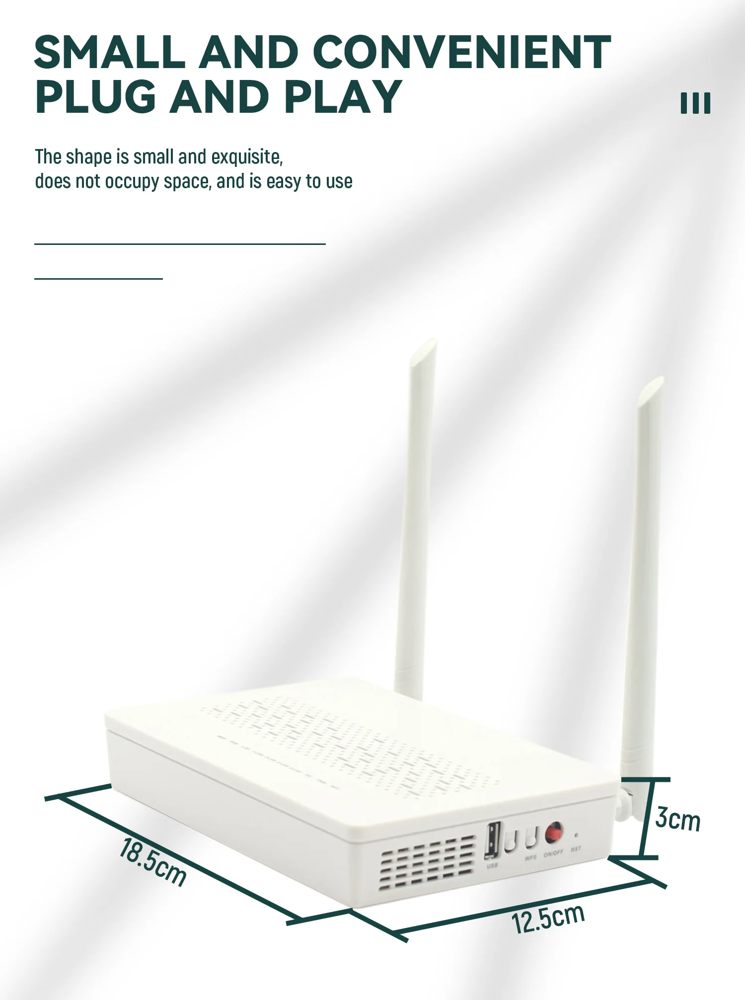 FTTH ONU XPON ONT GPON Modem WiFi Router EPON Optical Network Terminal ...