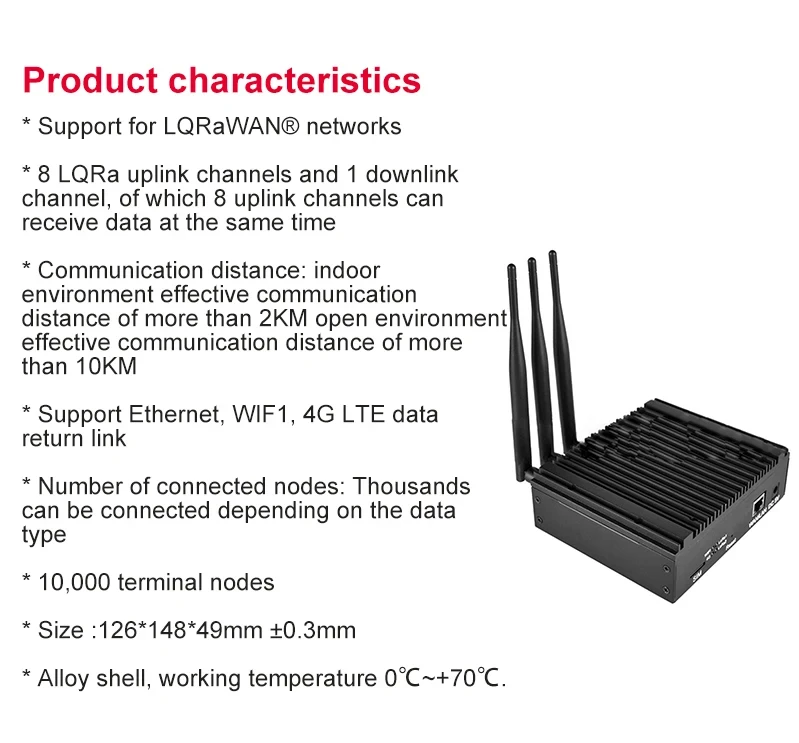 Lora Gateway Lorawan Base Station Lora Indoor Base Station 2024 Offers Customization With The ...