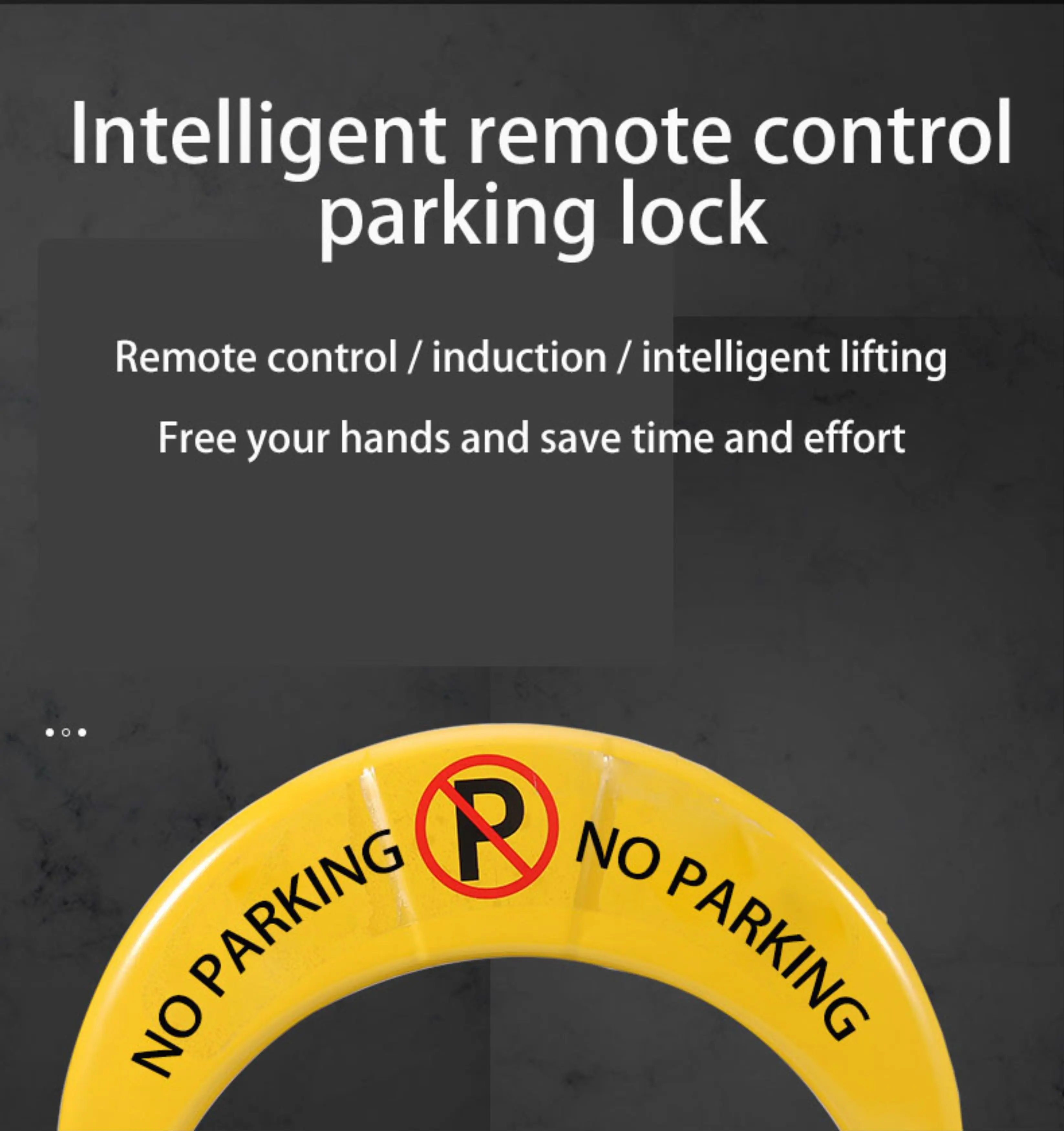 Heavy Duty Upgraded Automatic Smart Solar Powered Parking Spot Lock ...