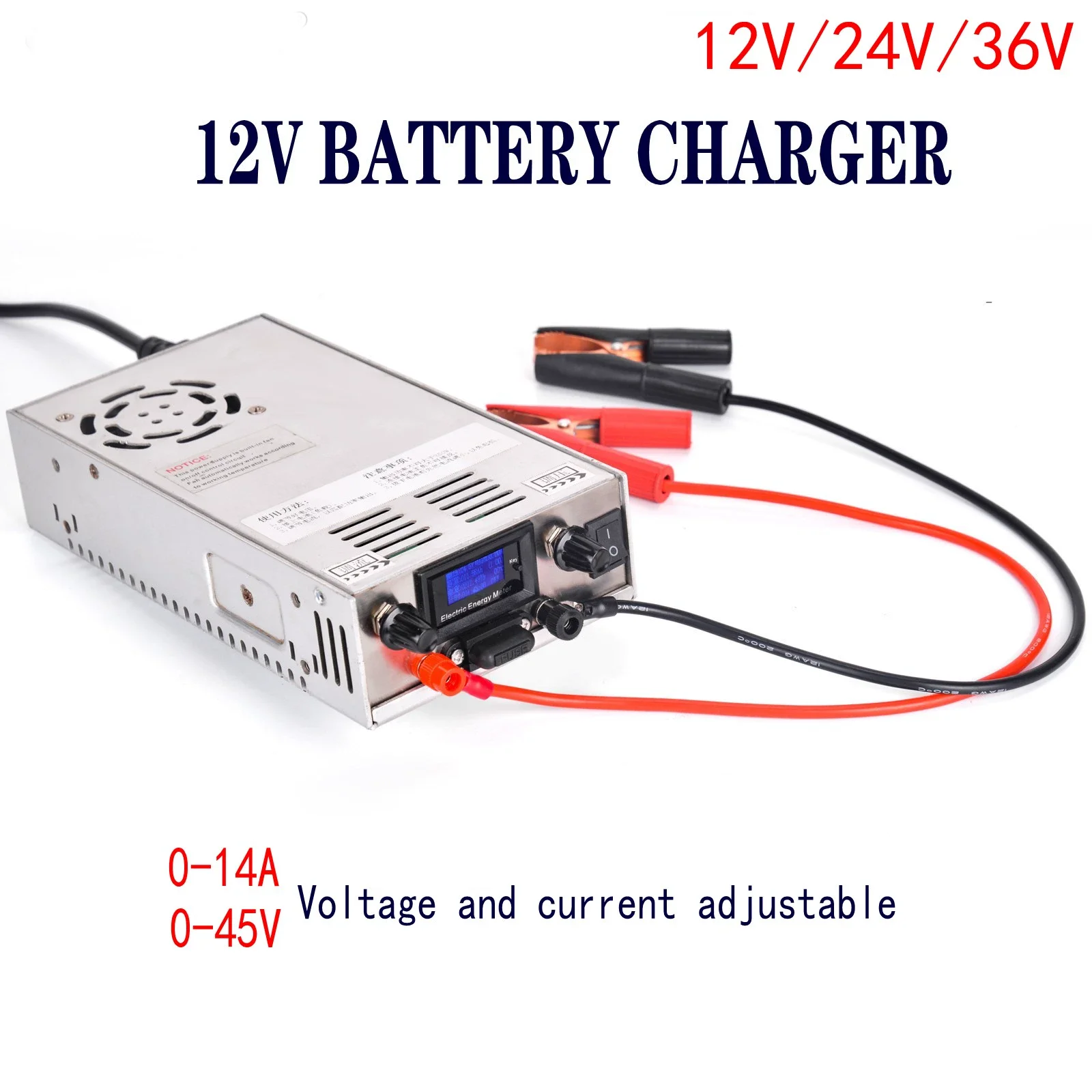 700W Adjustable Voltage Current Charger for Li-Ion & Lead Acid