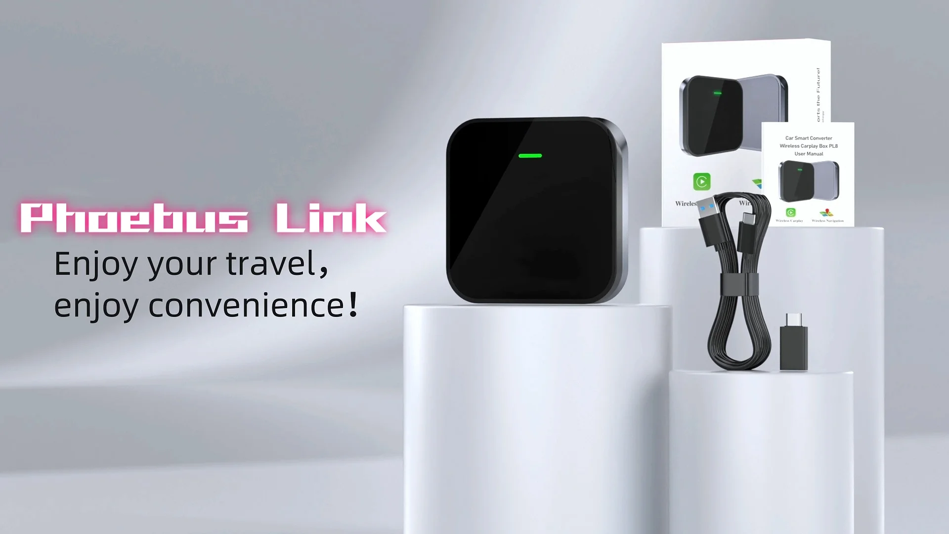 Phoebus Carplay Wireless Adapter Oem Odm Android Auto Box Carplay ...