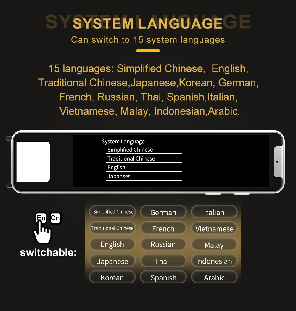 2024 New Voice Scan Translation Machine - Smart Translator Pen