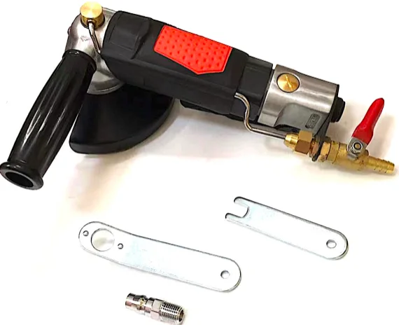 Front Exhaust Wet Angle Grinder/ Polisher/ Cut Off Tool 5" Wheel ...