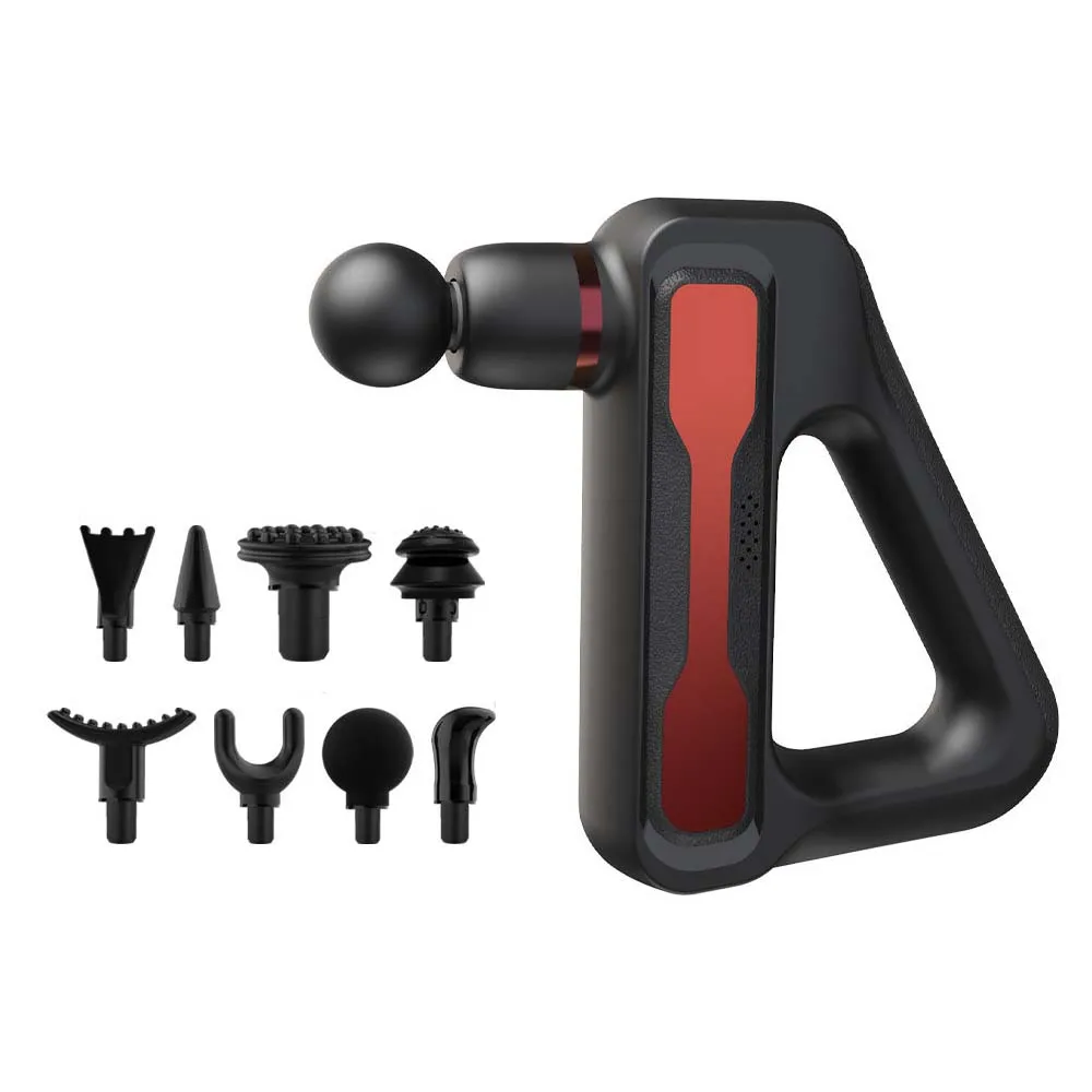 New Arrival Body Muscle Massage Gun Metal 8 Heads 32 Speeds Massager ...