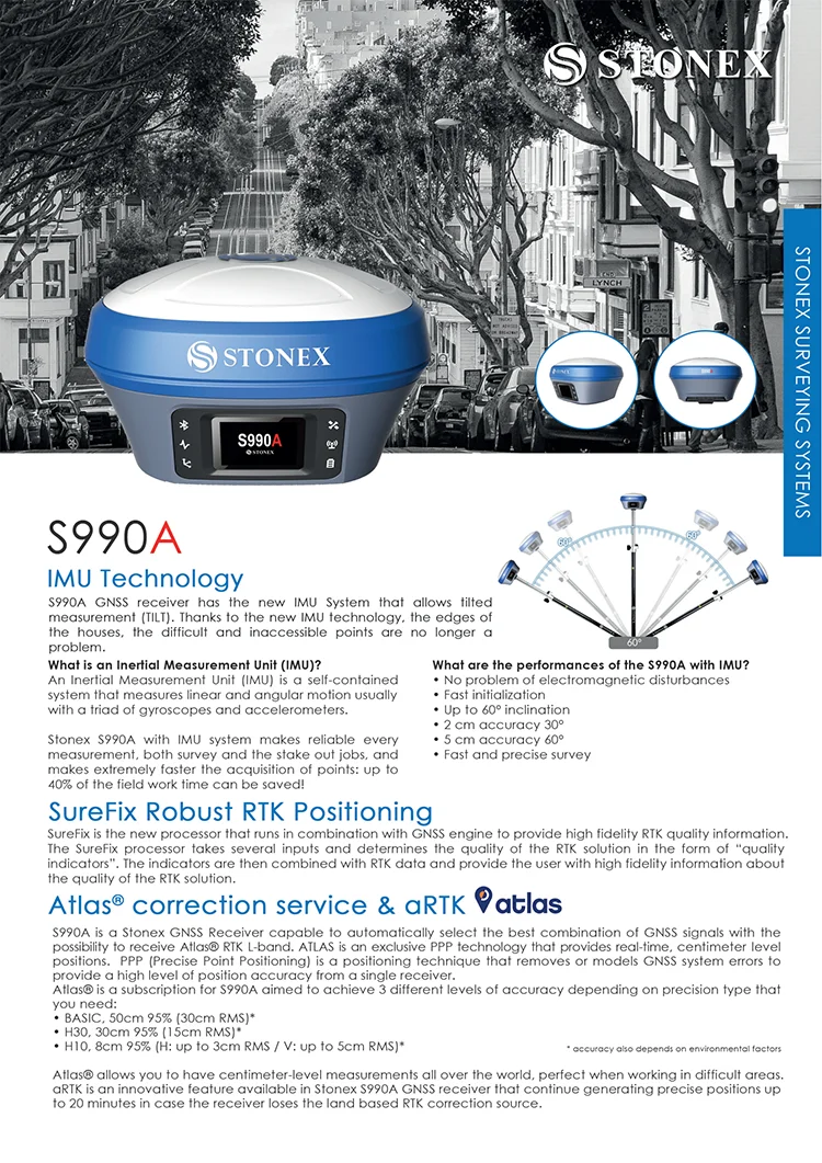 Stonex GNSS RTK Receivers - High Accuracy Surveying Tools